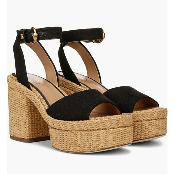Sam Edelman | Shoes | Sam Edelman Immie Ankle Strap Sandals Black ...